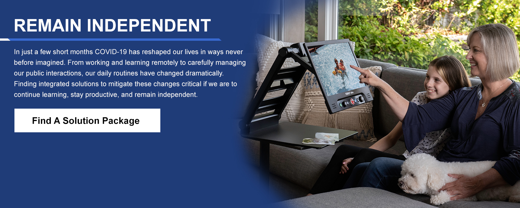 Freedom Scientific – High-quality video magnifiers, braille displays ...